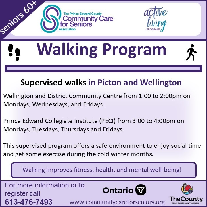 What is Coming Up? – The Prince Edward County Community Care for Seniors