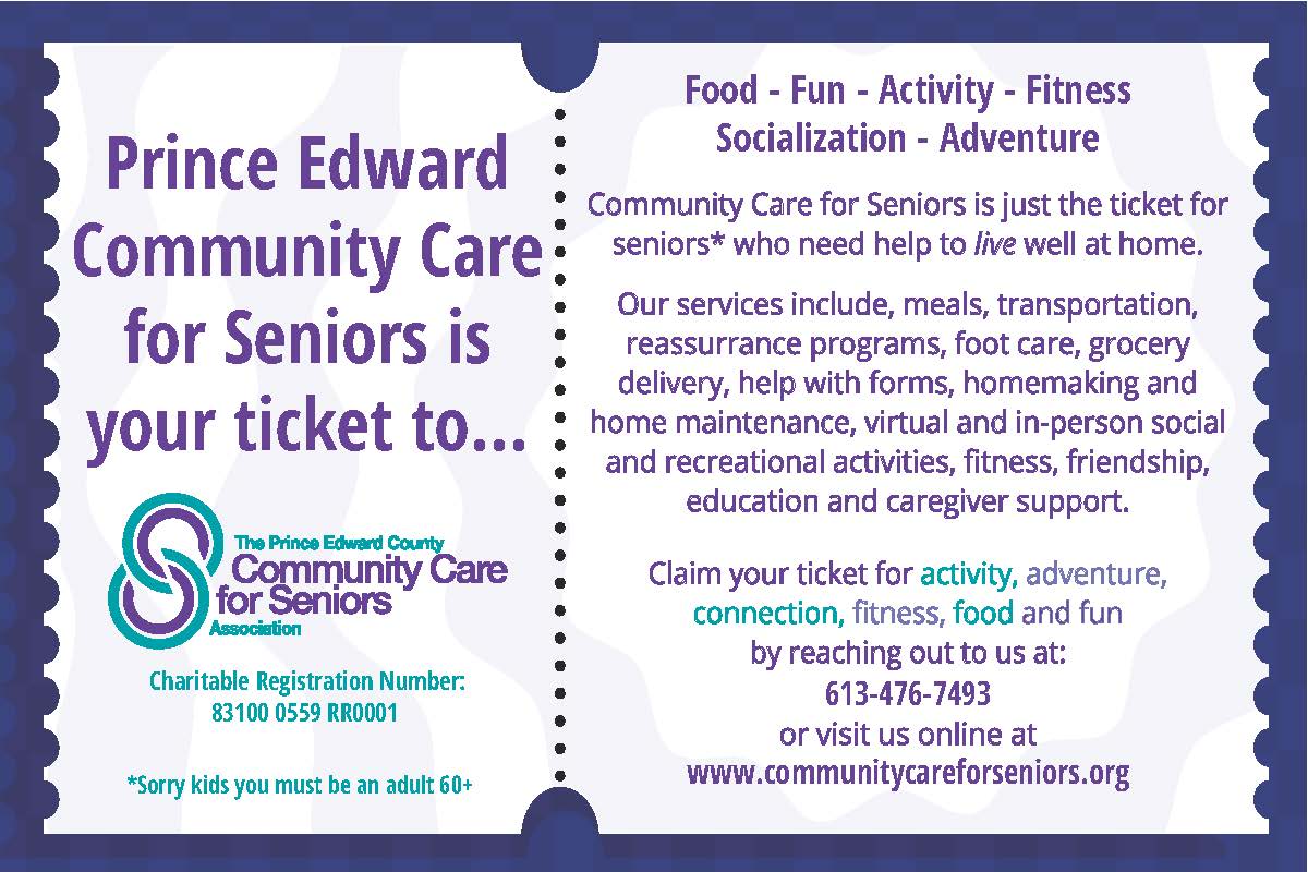 For Seniors – The Prince Edward County Community Care for Seniors