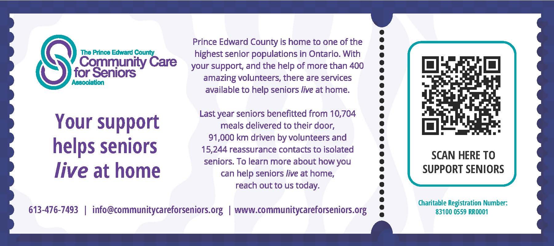 Our Support – The Prince Edward County Community Care for Seniors