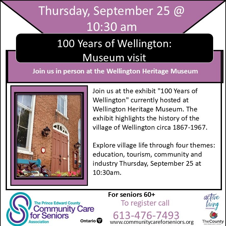 Events for May 2026 – The Prince Edward County Community Care for Seniors